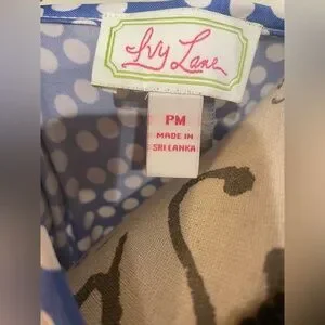 Ivy Lane | Dresses | Blue Polka Dot Scoop Neck Mini Dress | Poshmark